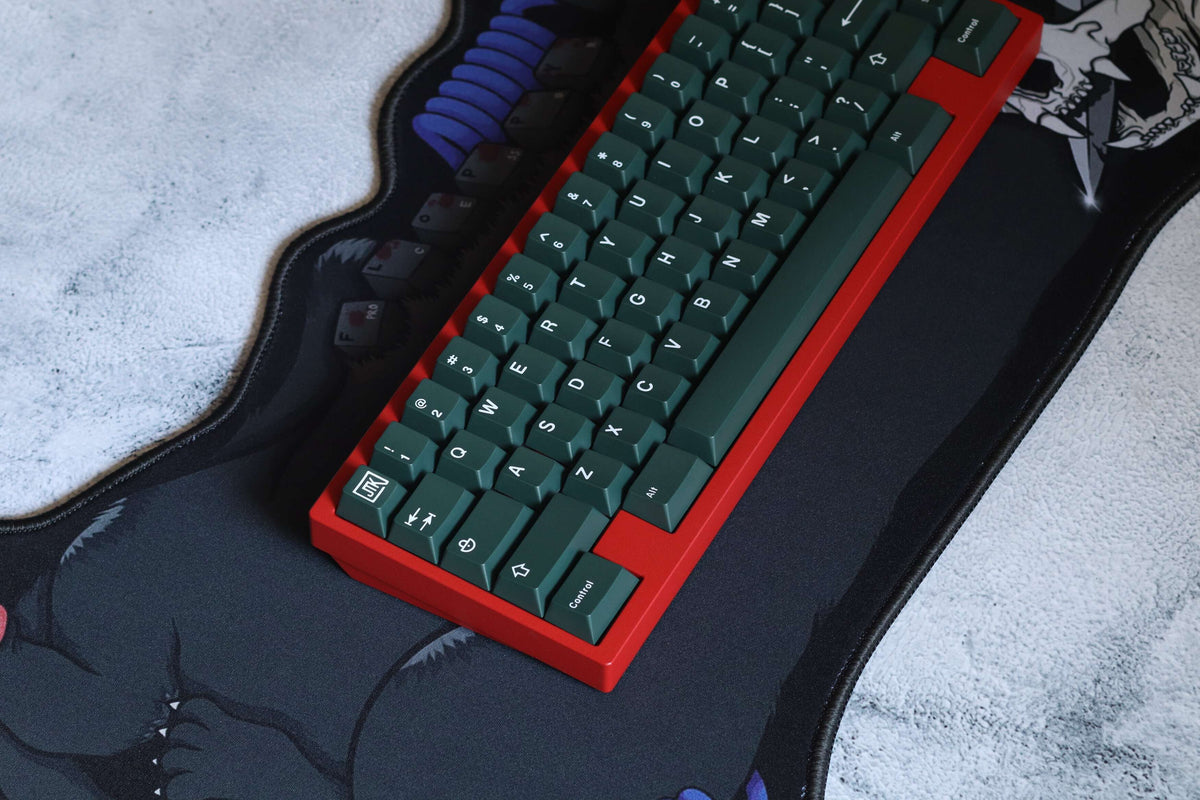 JTK Emerald Russian Keycaps - Vala Supply