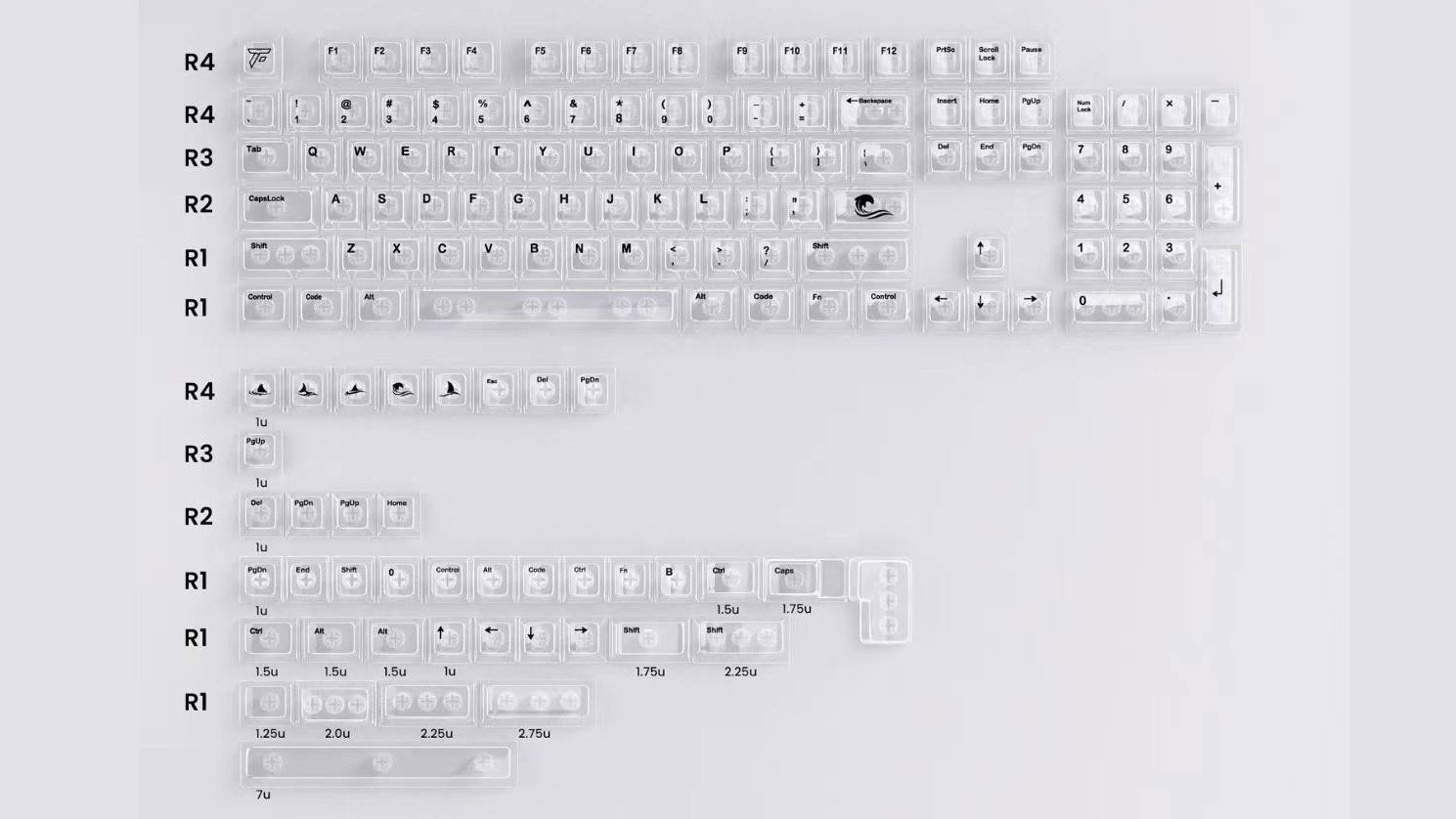 Iceberg Keycaps - Vala Supply