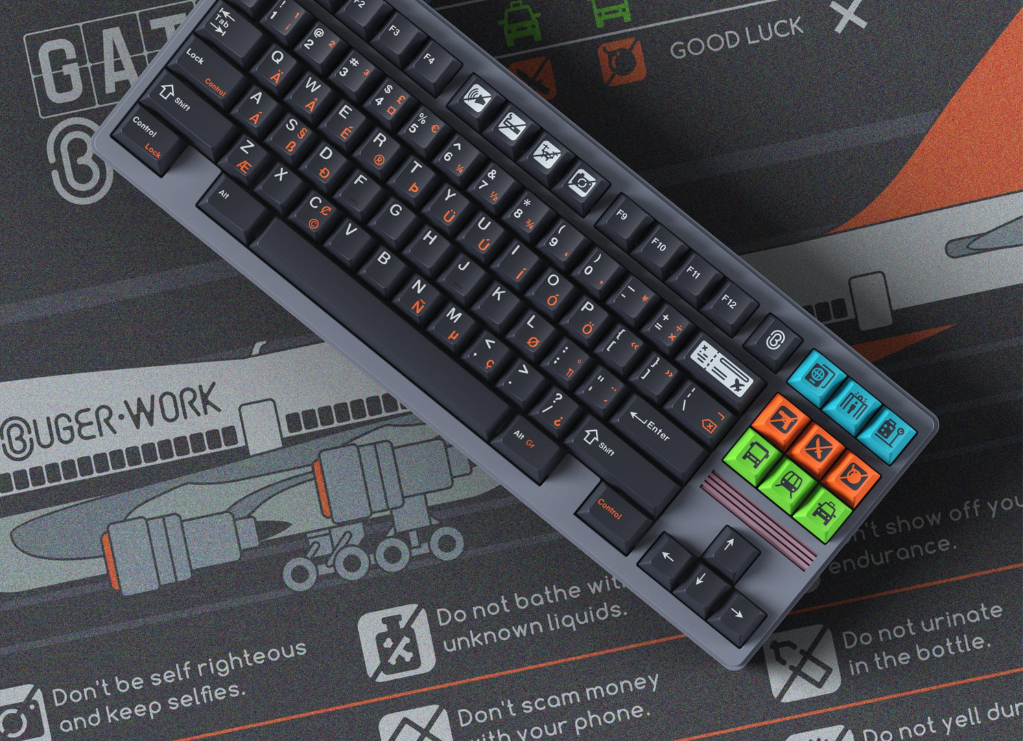 JTK Flight Keycaps - Vala Supply