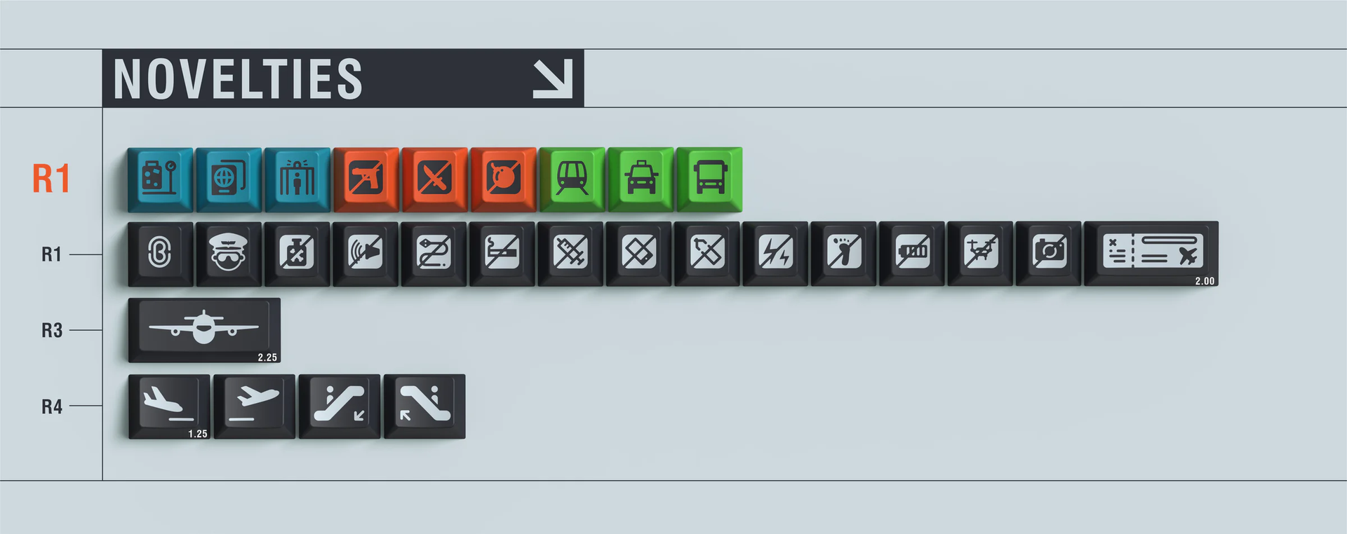 JTK Flight Keycaps - Vala Supply