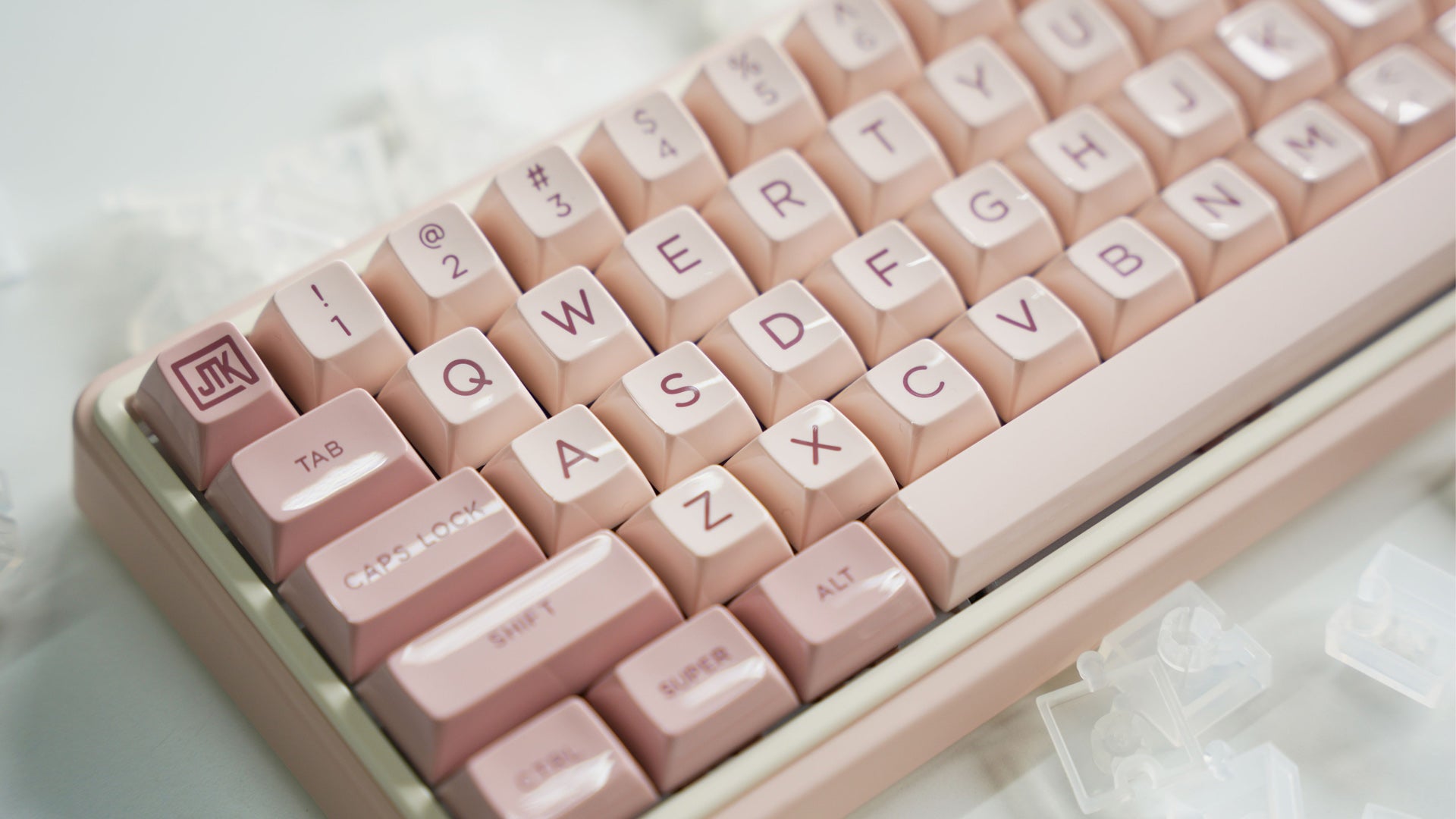 HSA Pink Powder Keycaps - Vala Supply