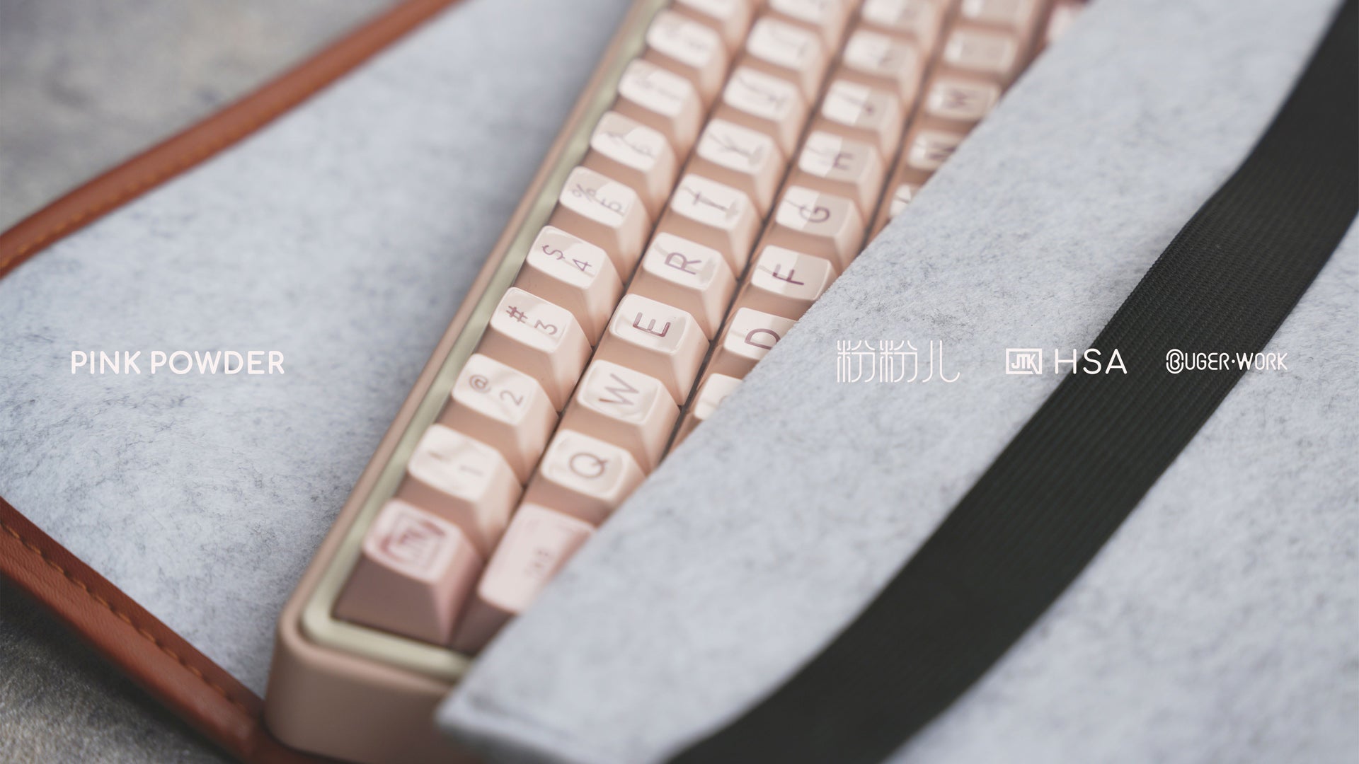 HSA Pink Powder Keycaps - Vala Supply