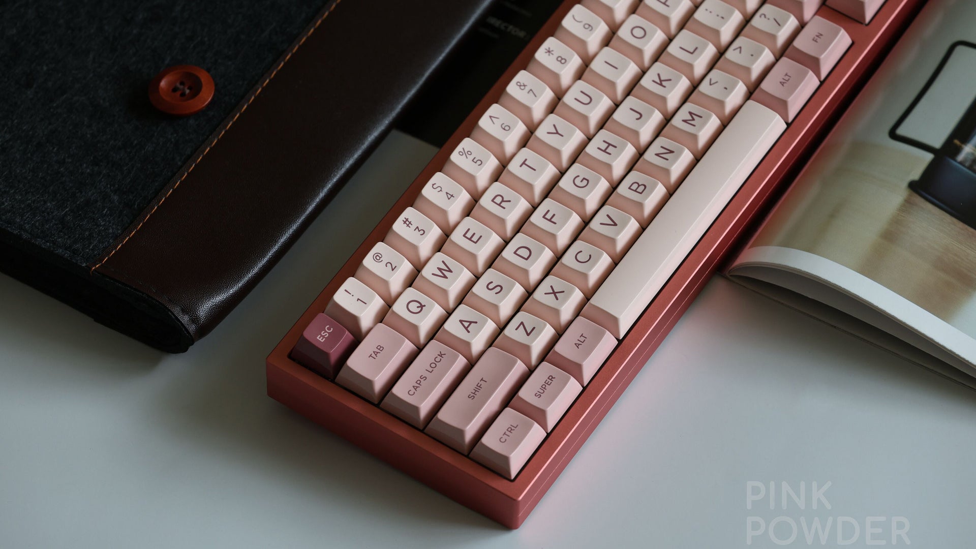 HSA Pink Powder Keycaps - Vala Supply