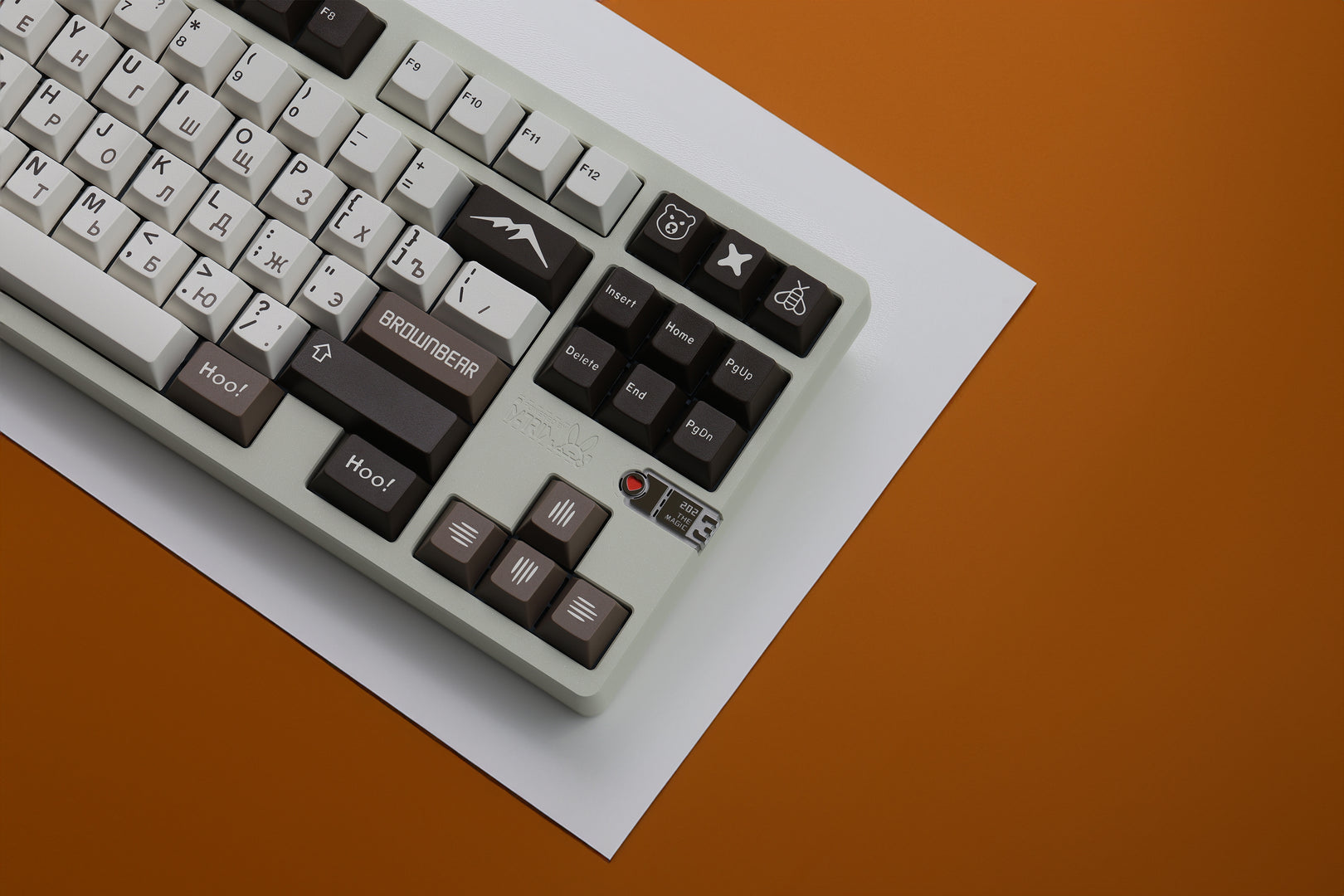 JTK Brown Bear Keycaps - Vala Supply