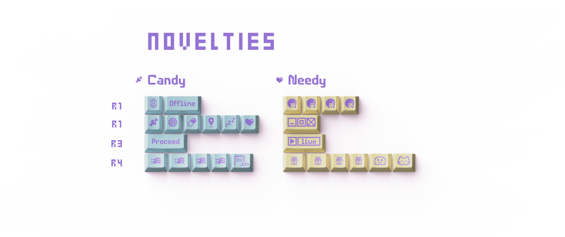 JTK Candy Keycaps - Vala Supply