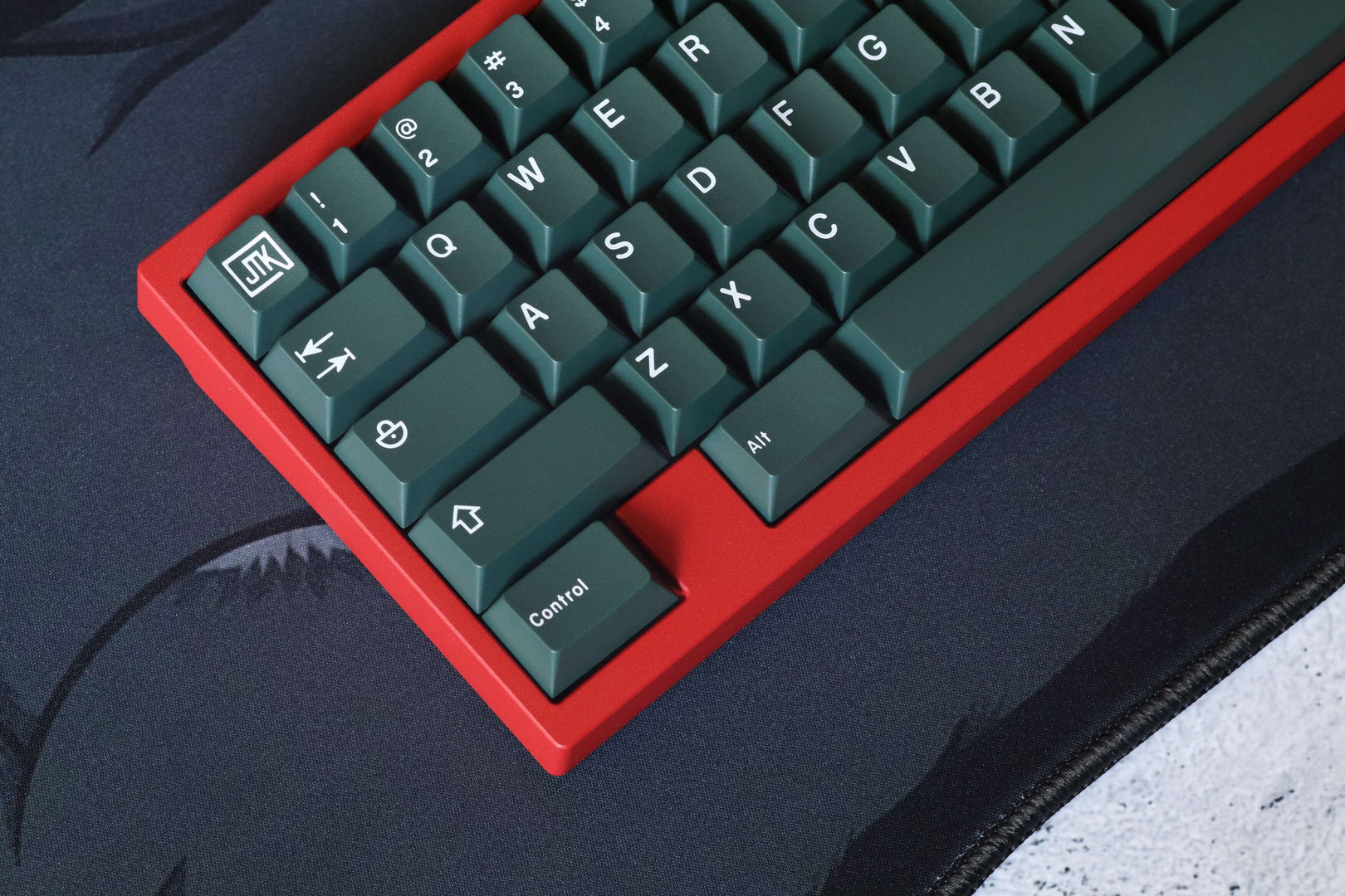 JTK Emerald Russian Keycaps - Vala Supply
