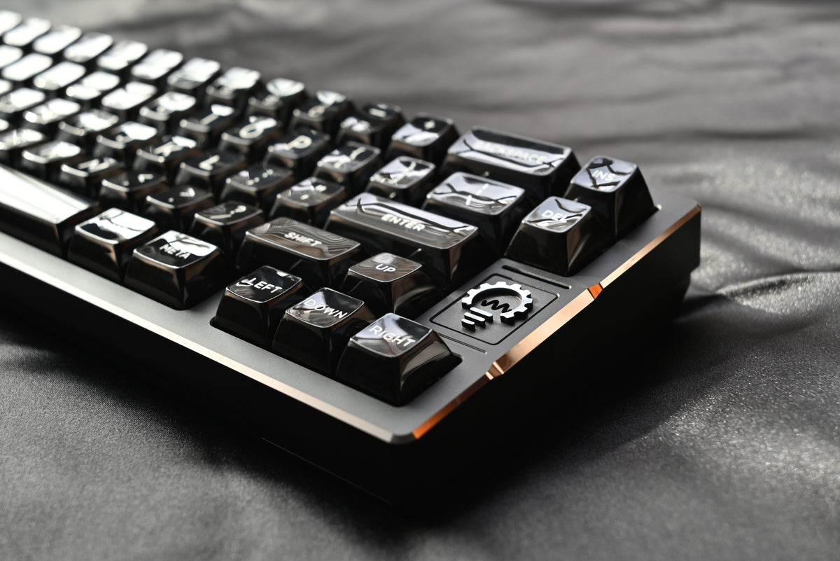 HSA White on Black Keycaps - Vala Supply