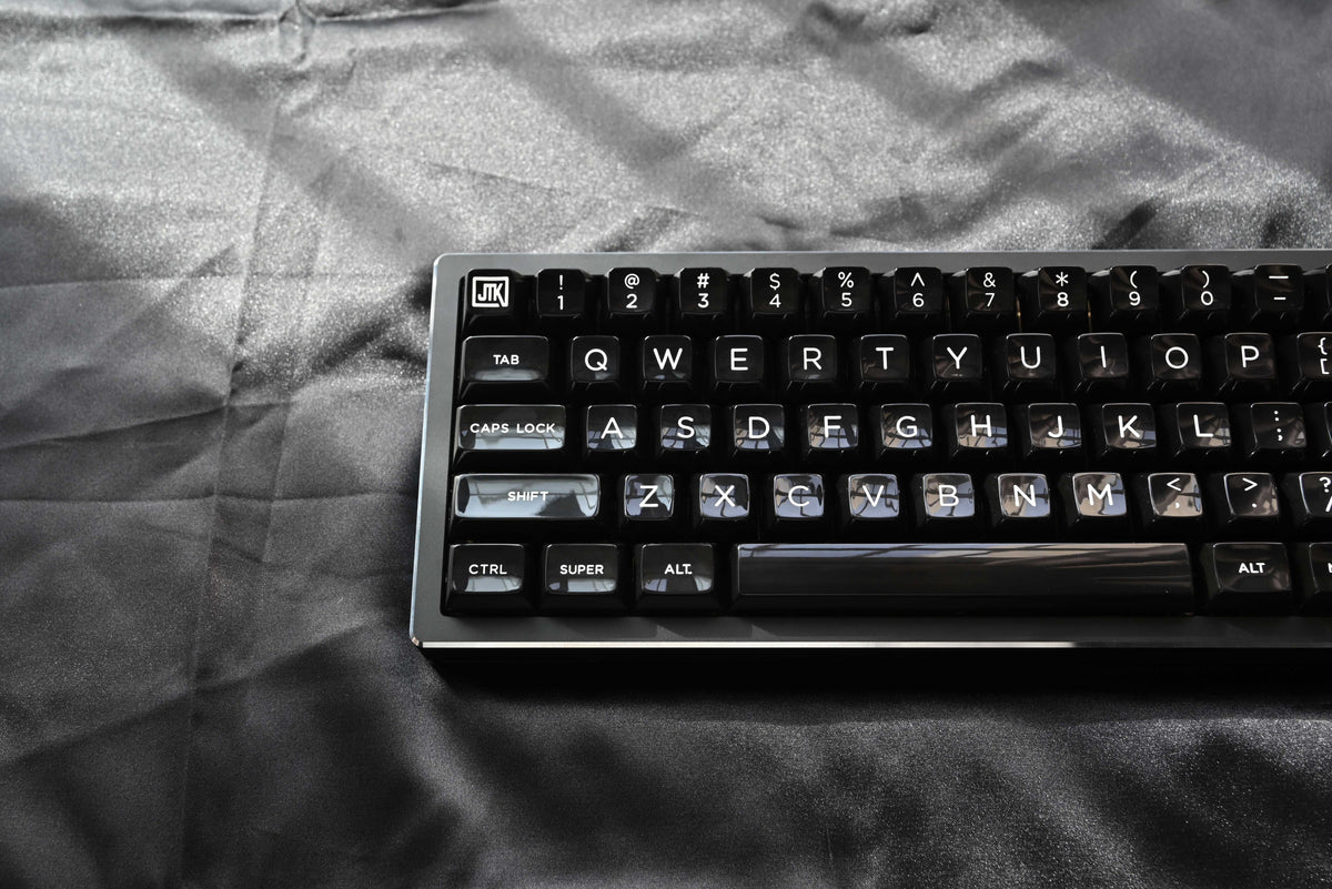 HSA White on Black Keycaps - Vala Supply