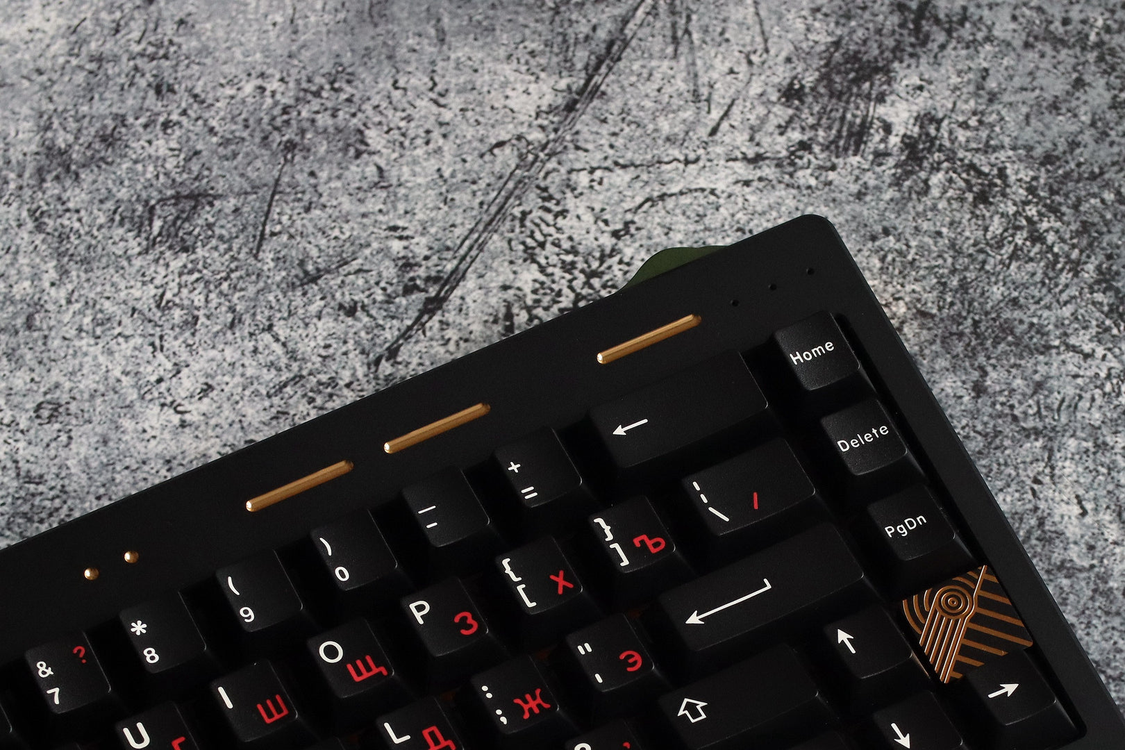 JTK Red Russian Keycaps - Vala Supply