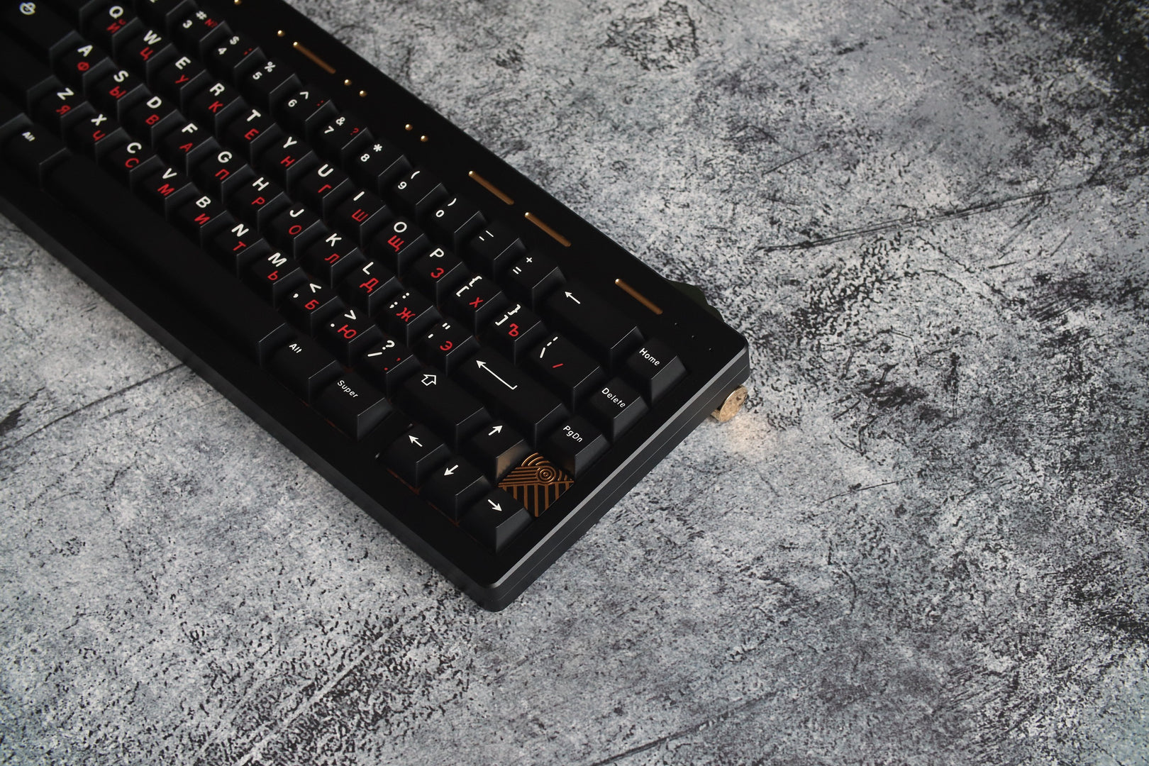 JTK Red Russian Keycaps - Vala Supply