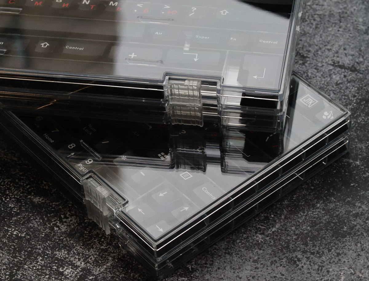 JTK Red Russian Keycaps - Vala Supply