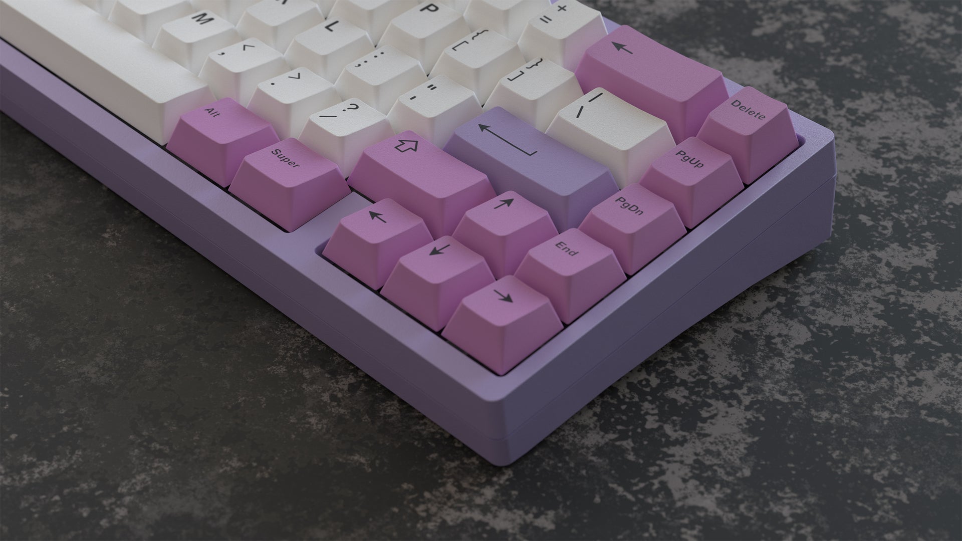 KBD67 Lite Lavender Keyboard - Vala Supply