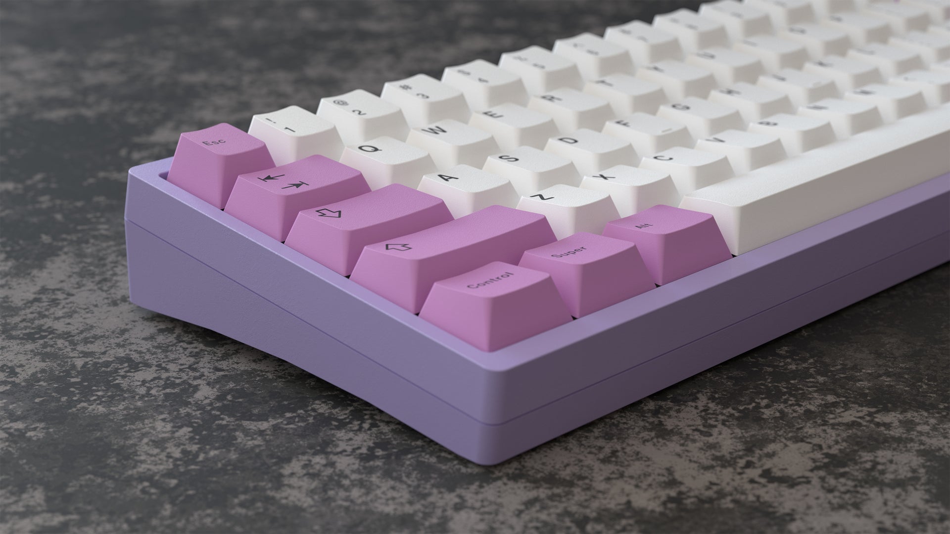KBD67 Lite Lavender Keyboard - Vala Supply