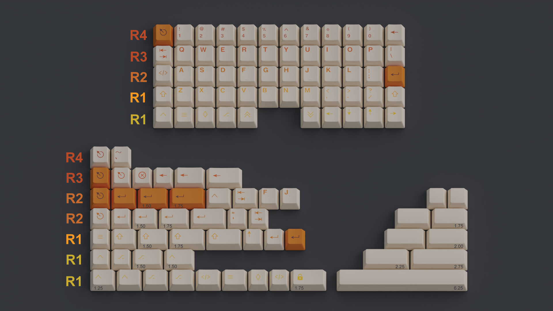 ePBT Fall Keycaps - Vala Supply