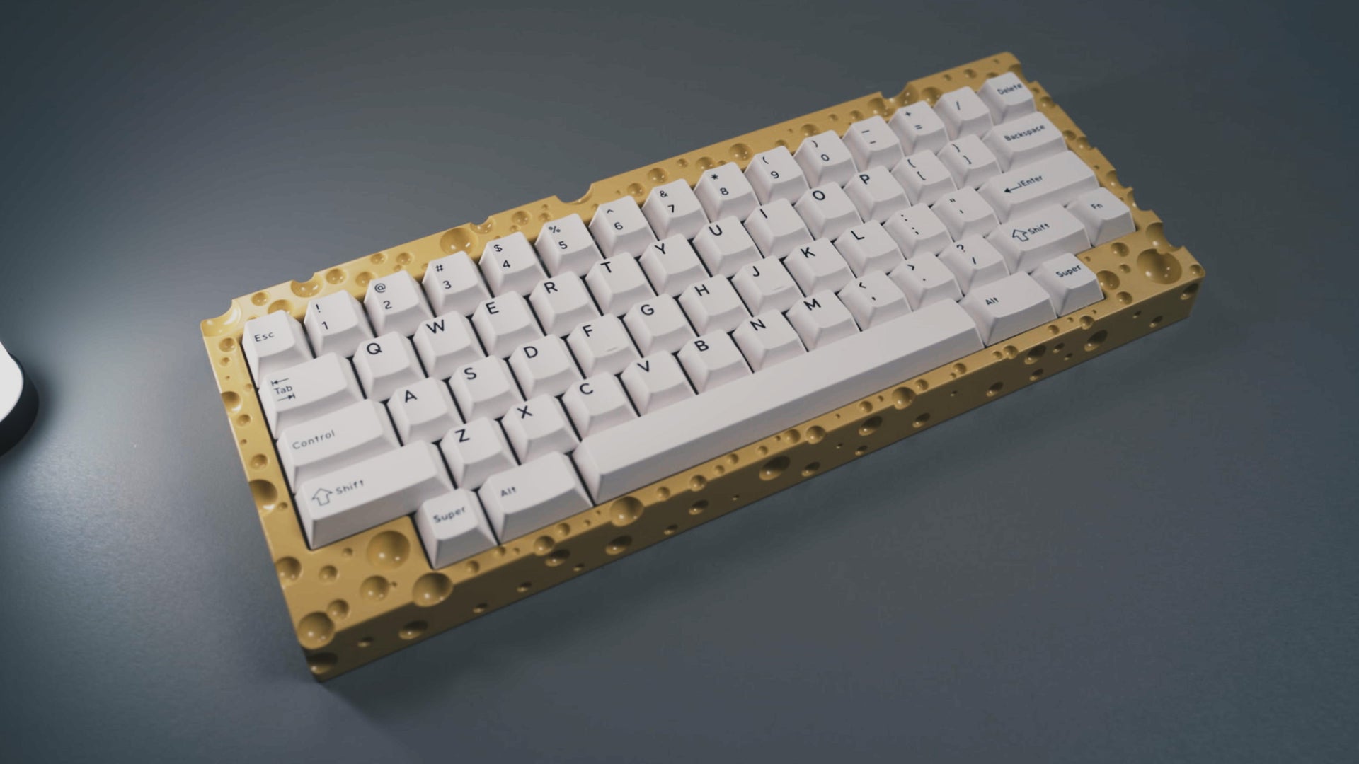 🧀 Swiss - A Cheese Mechanical Keyboard - Vala Supply