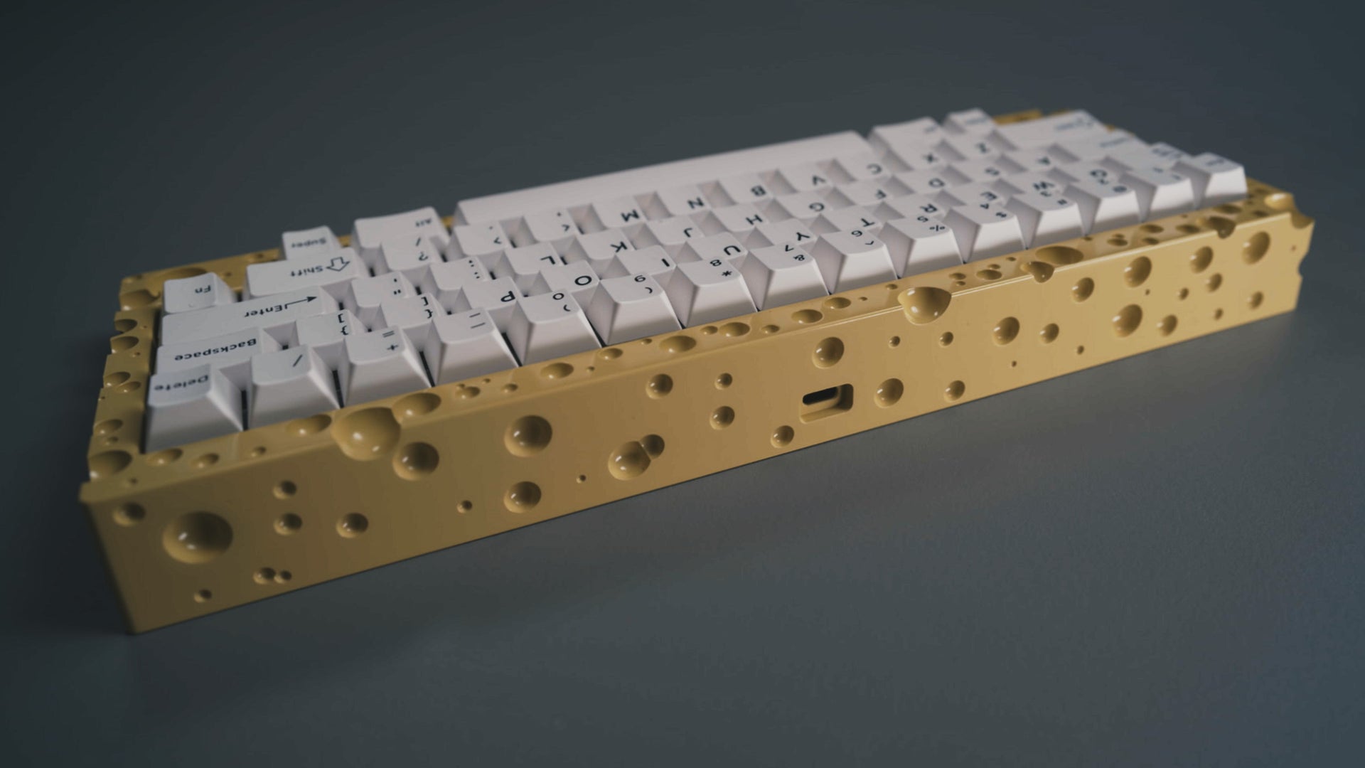 🧀 Swiss - A Cheese Mechanical Keyboard - Vala Supply