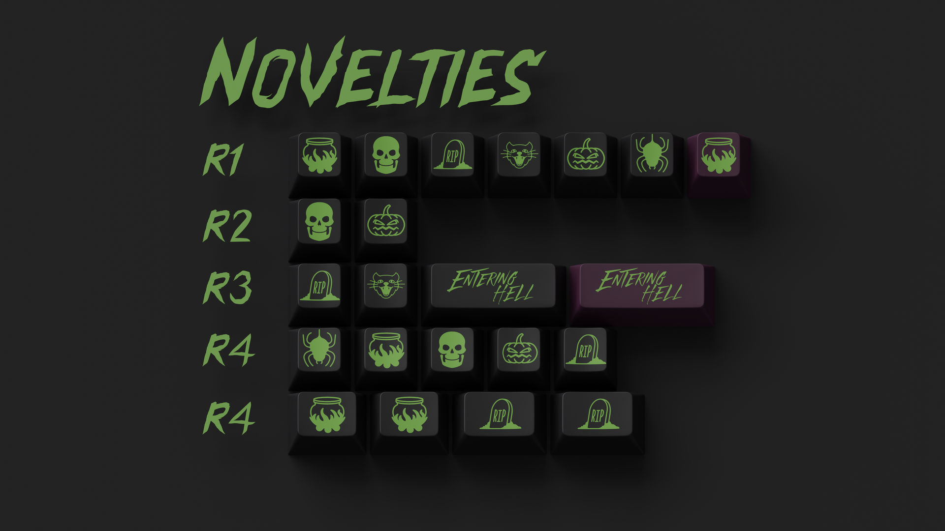 MW Fright Night Keycaps - Vala Supply