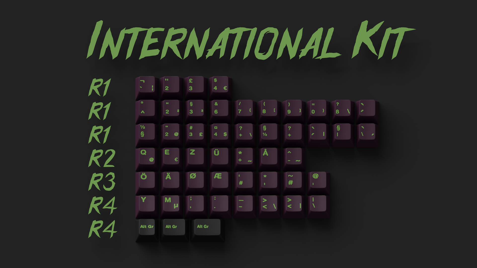 MW Fright Night Keycaps - Vala Supply