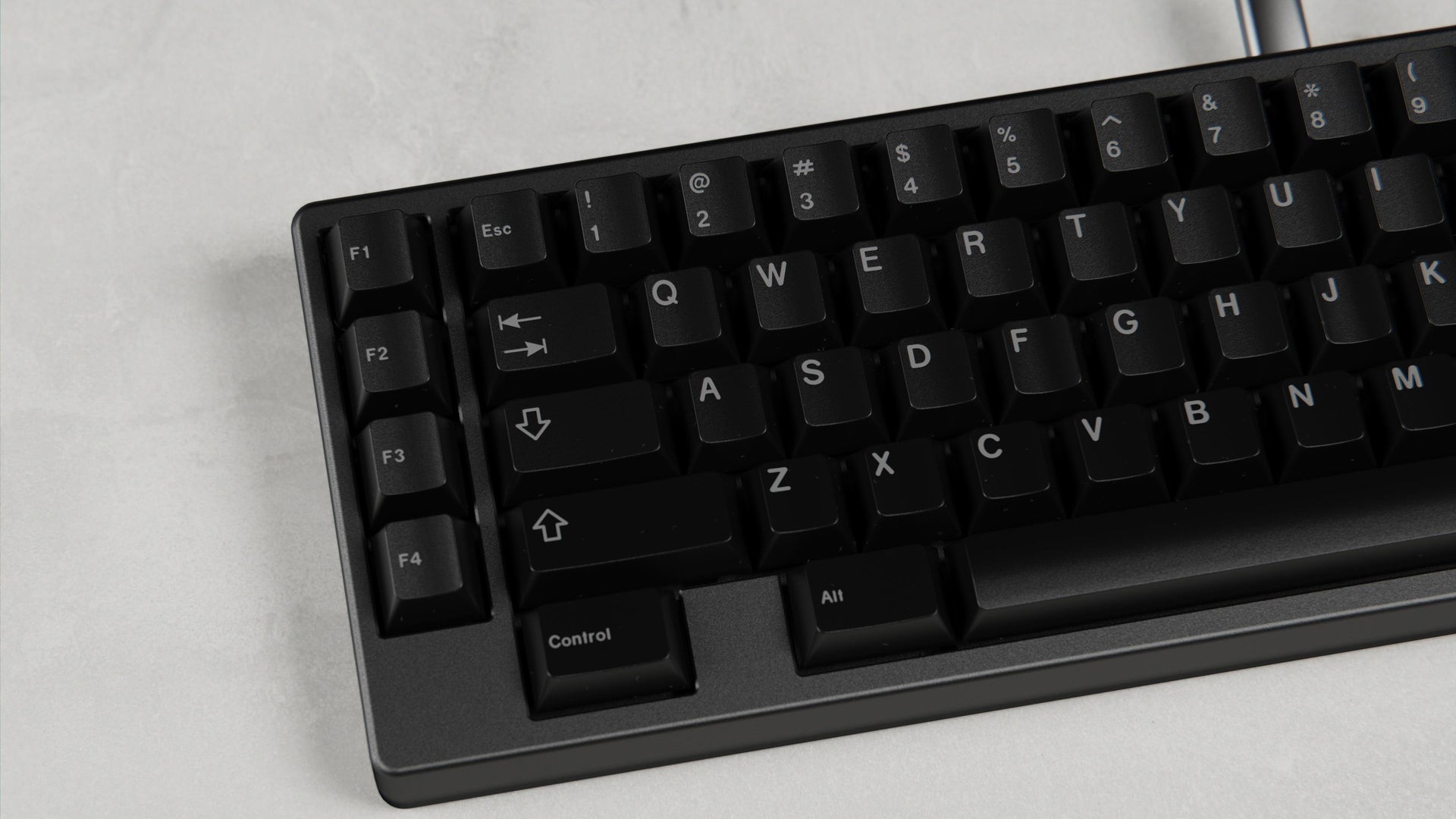 GMK Grey on Black Keycaps - Vala Supply