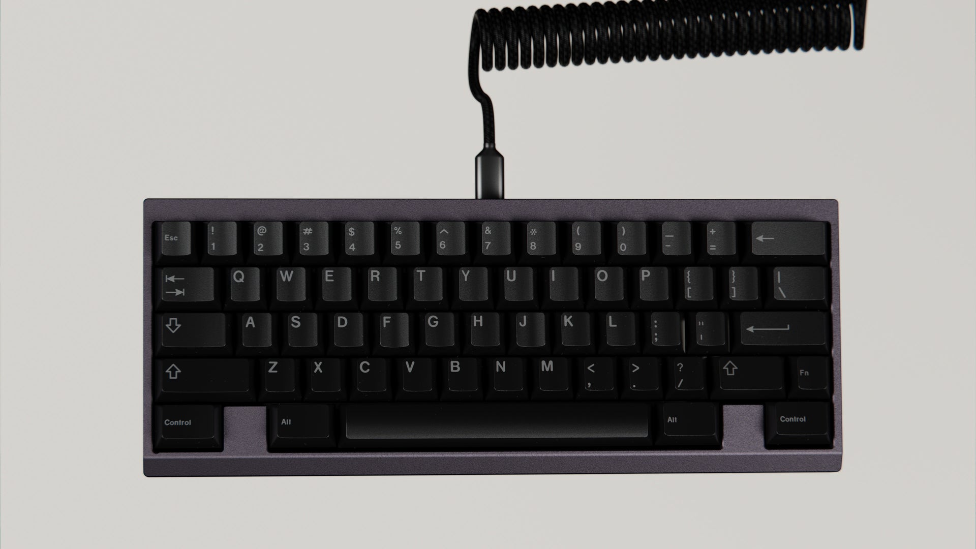GMK Grey on Black Keycaps - Vala Supply