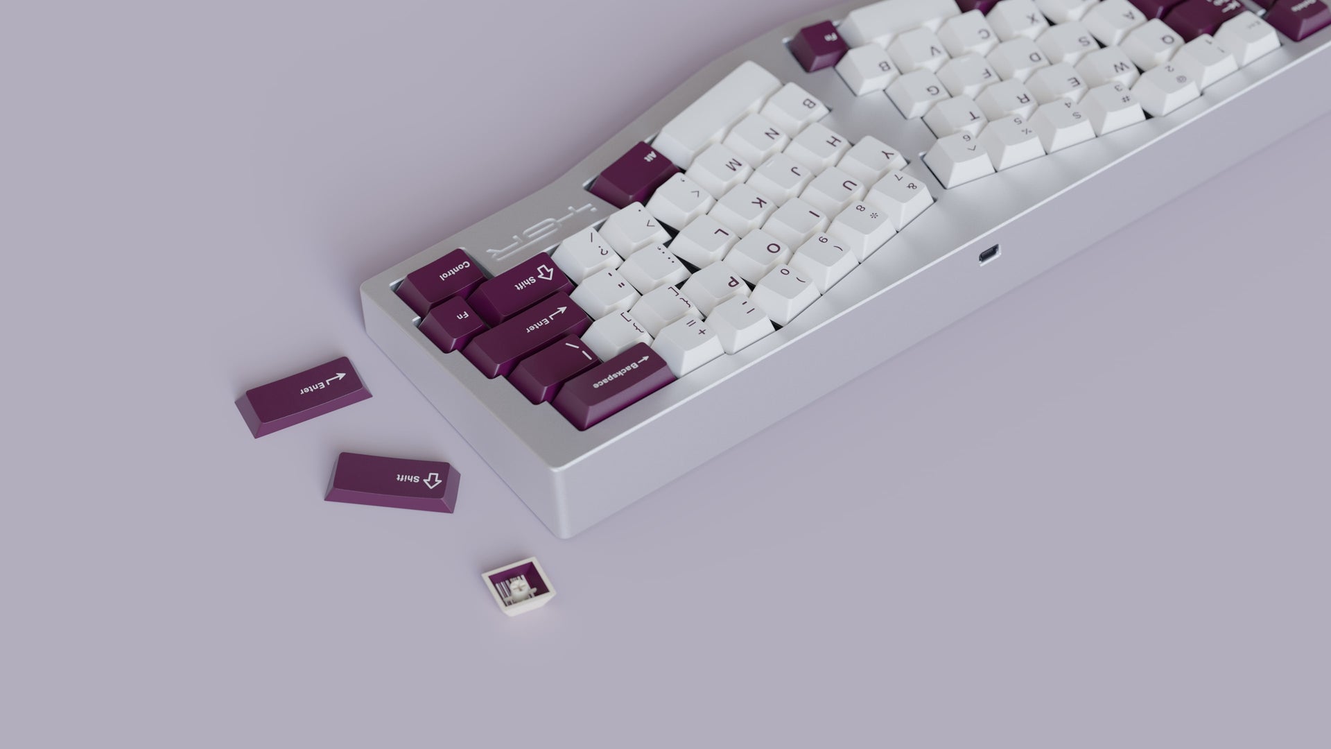 GMK Maroon Keycaps - Vala Supply